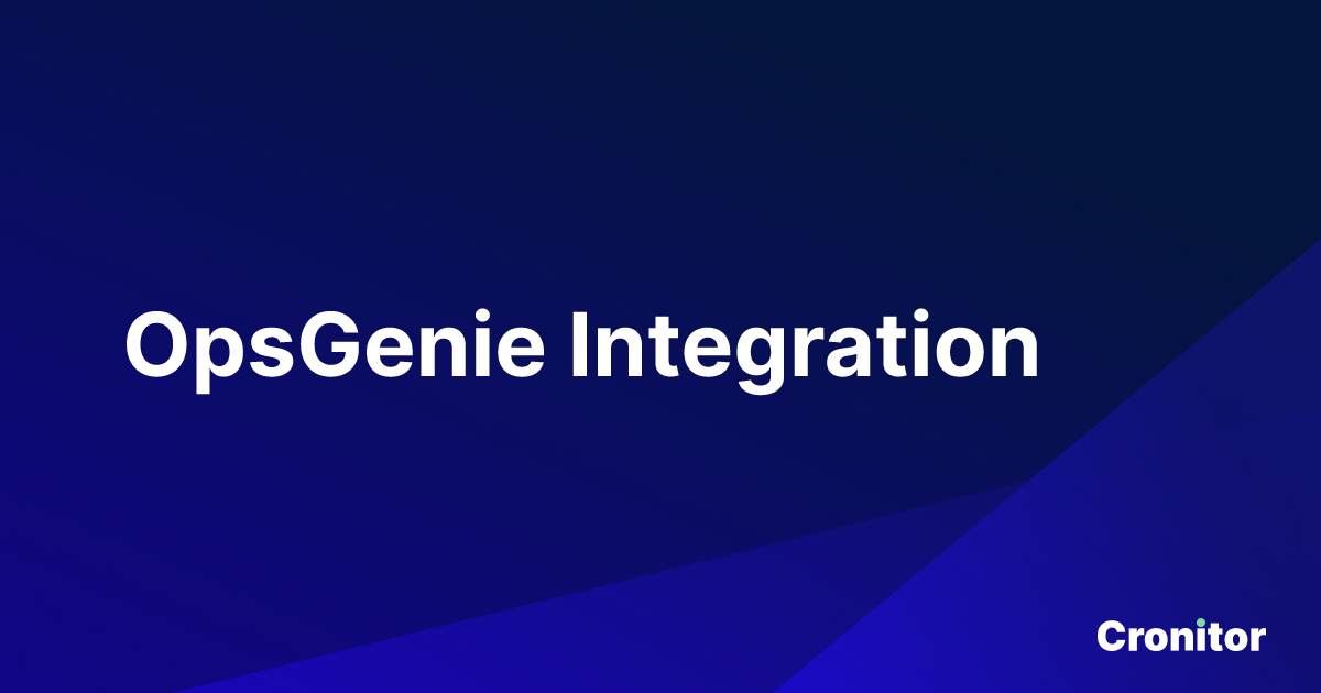 OpsGenie Integration