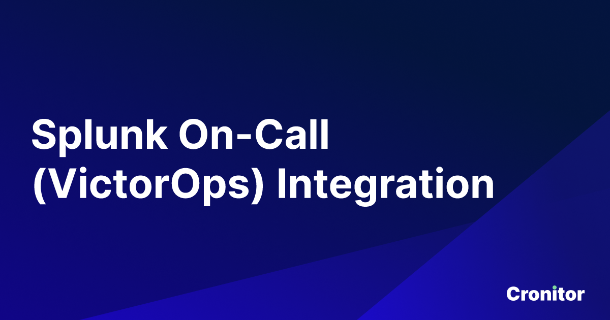 Splunk On-Call (VictorOps) Integration