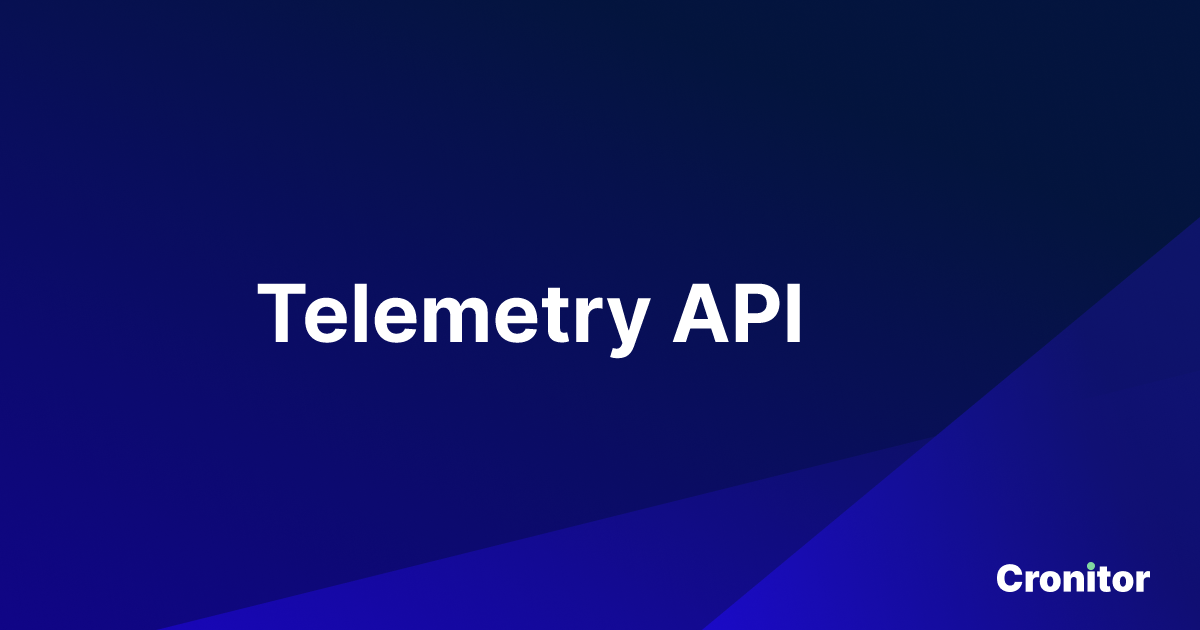 Telemetry API